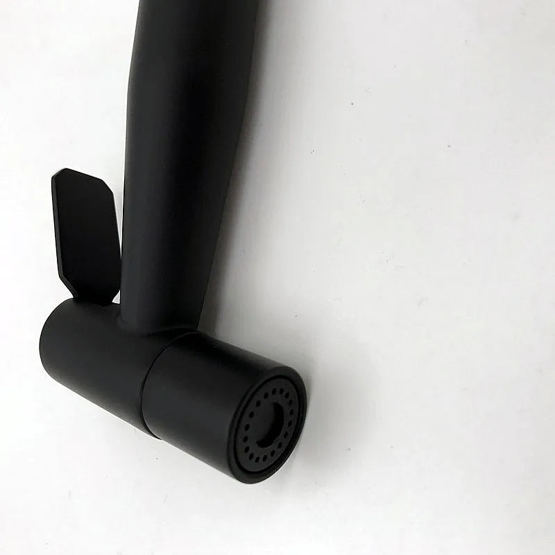 Black Bidet douche+Solid Brass Water Control Valve Shut Off valve ...