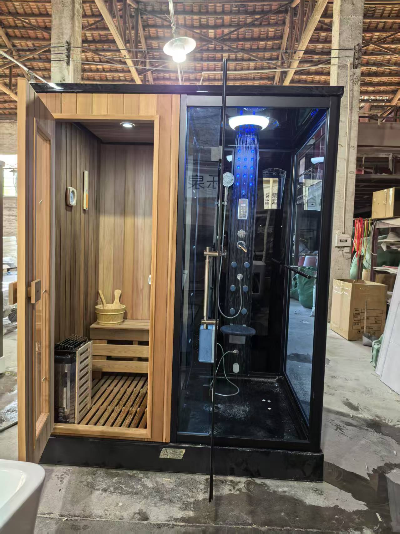 Custom-Multi Function Cabin Steam Sauna Room System 804 – sanicanada