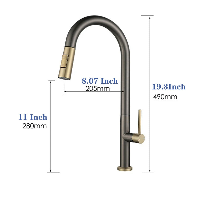 Sony-Tall Kitchen Island faucet – sanicanada