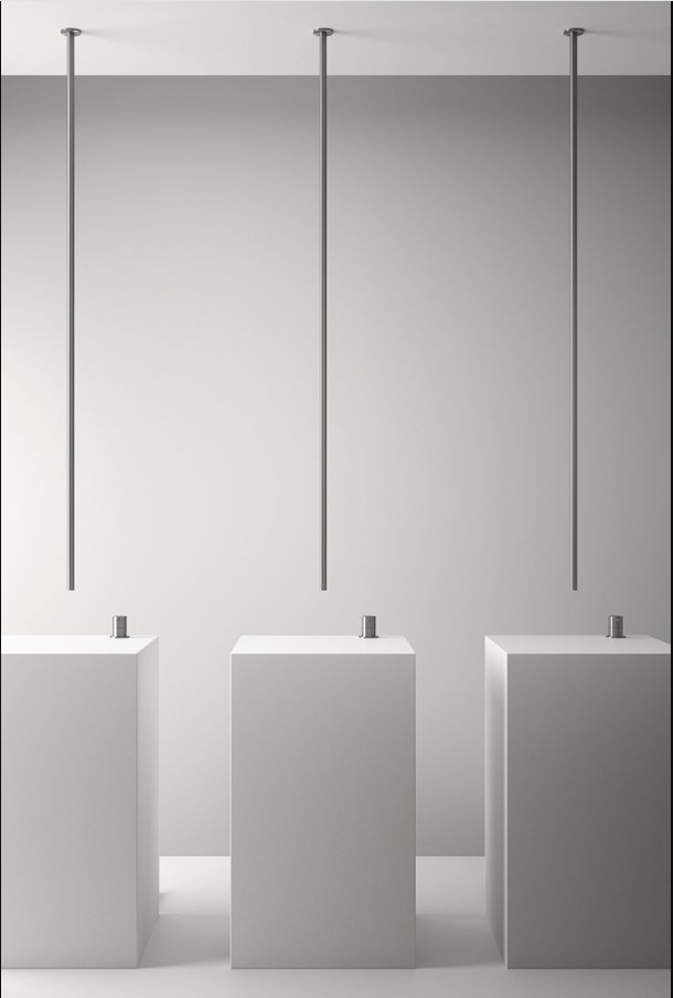 Cielo-Modern design Ceiling Mount Bathroom Faucet with wall mounted co ...