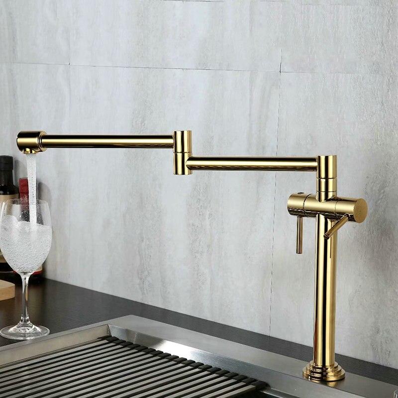 Deckmount hot and cold water pot filler faucet – sanicanada