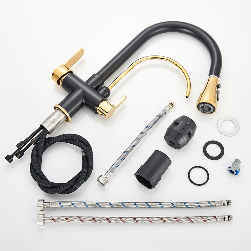 Brussel-2 Way Reverse Osmosis Filter Faucet and Kitchen Pull Out Dual ...