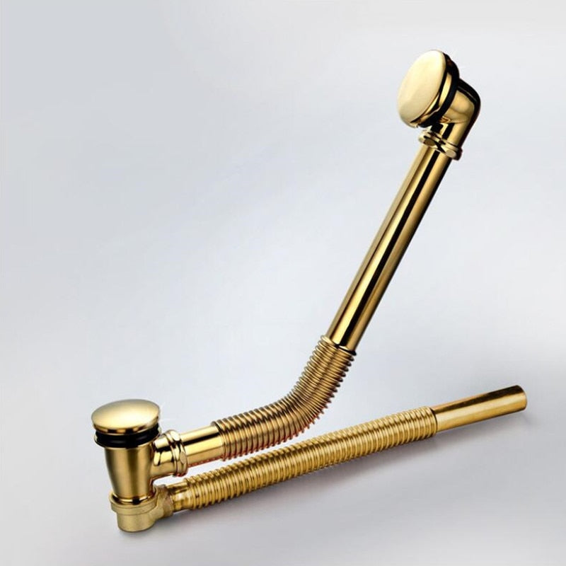 Exposed copper waste and overflow Victori Tub Drain – sanicanada