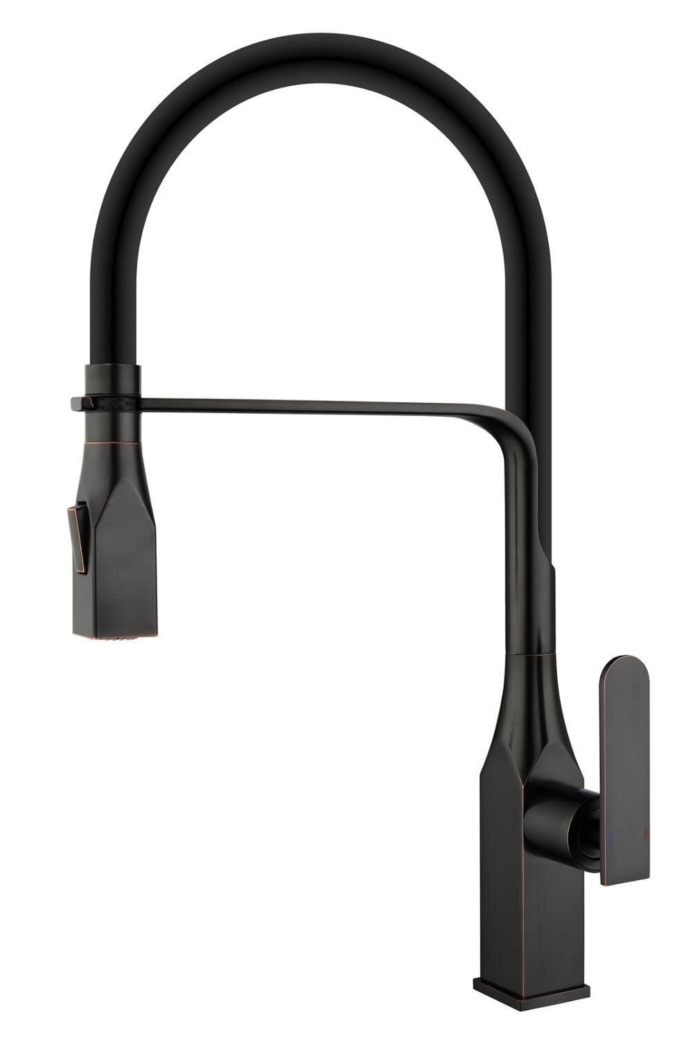 Black square kitchen faucet – sanicanada