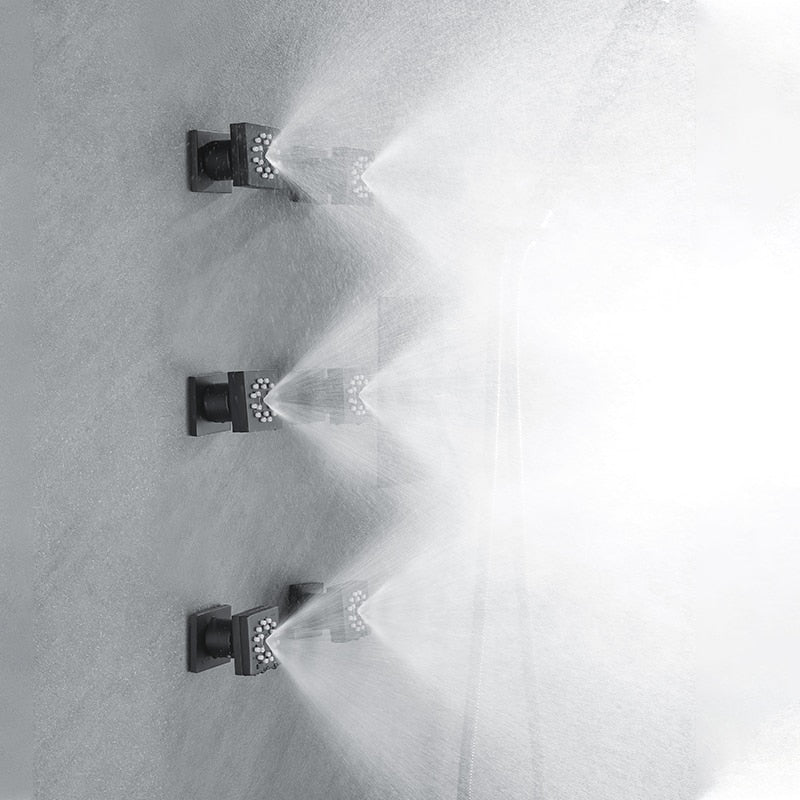 Square wall mounted body jet massage sprayers – sanicanada