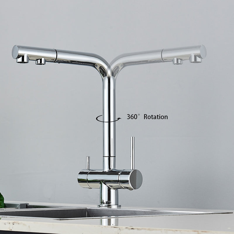 Norway-2 Way Dual function Kitchen and Reverse Osmosis water filter wi ...