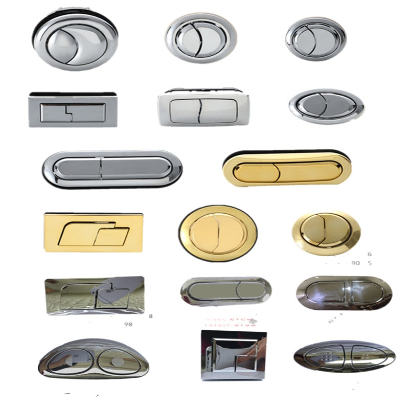 Dual Flush Toilet Tank Button 58mm/48mm/38mm gold Round – sanicanada